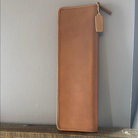Coach | Bags | Rare Vintage Coach Tie Accessories Travel Case Tan ...
